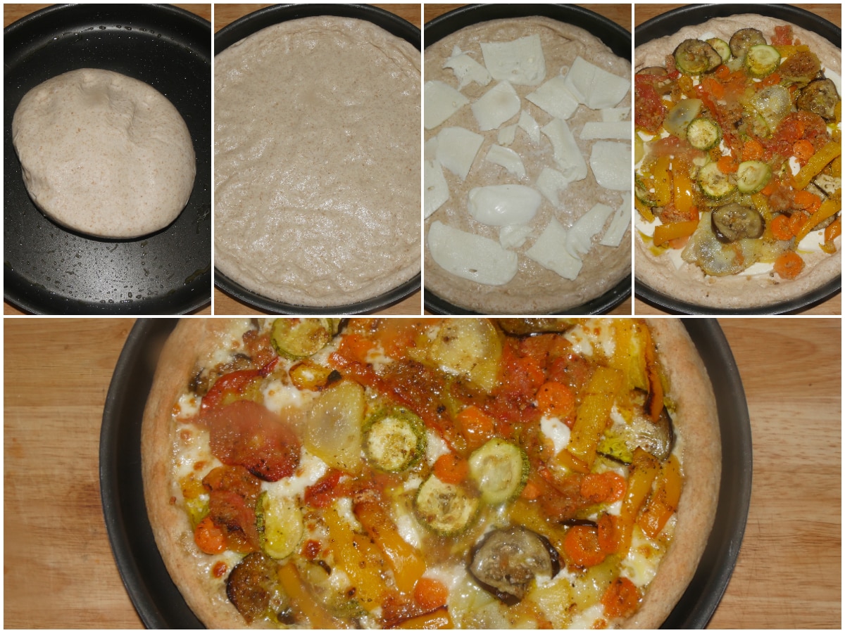 Pizza integrale - Ricetta di Misya